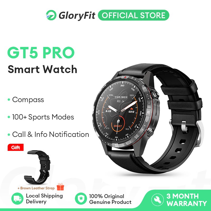 Gloryfit GT5 Pro Smart Watch Compass IP67 Waterproof Scratch Resistant ...