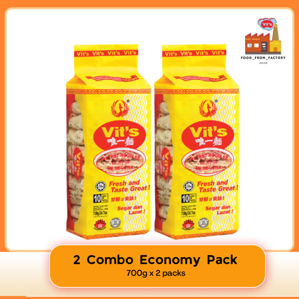(2 Combo) Vit's Instant Noodles Economy Pack (700g x 2Pack) | Shopee ...