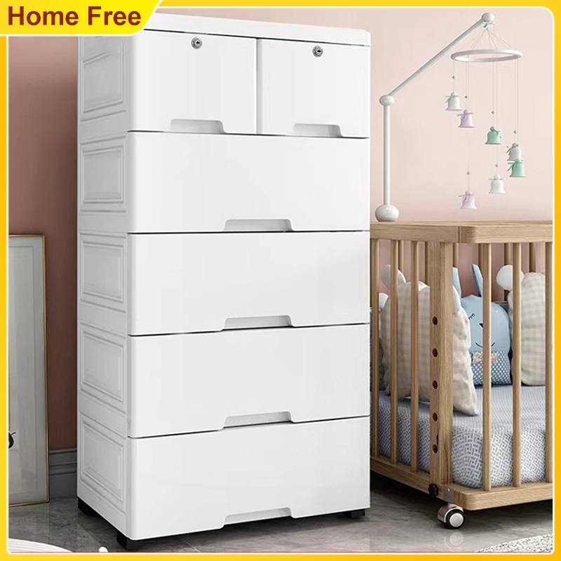 Drawer Storage Cabinet Plastic Storage Cabinet Drawer Almari Baju With ...