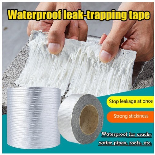 Aluminum Foil Butyl Waterproof Tape For roof leak Roof Sealant Wall ...