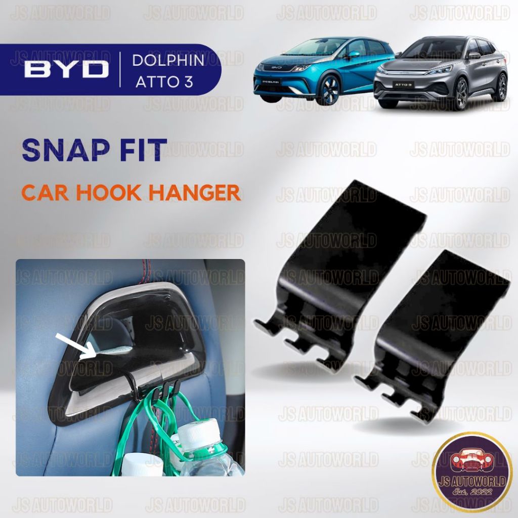 BYD Dolphin Atto 3 Hook Hanger Car Hook Holder Back Seat BYD Dolphin ...