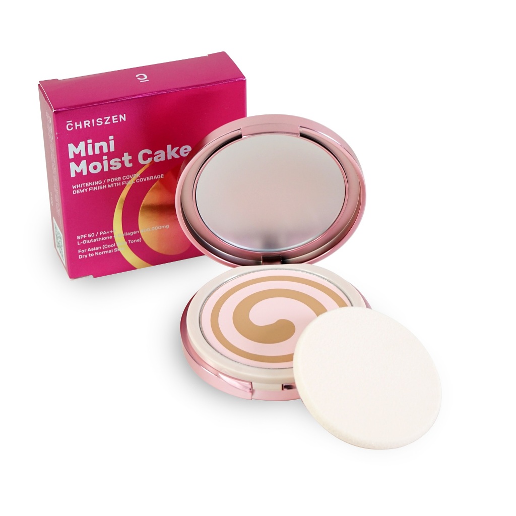 Mini Moist Cake V2 (for Asian Cool skin tone-SPF 50 + L-Glutathione ...