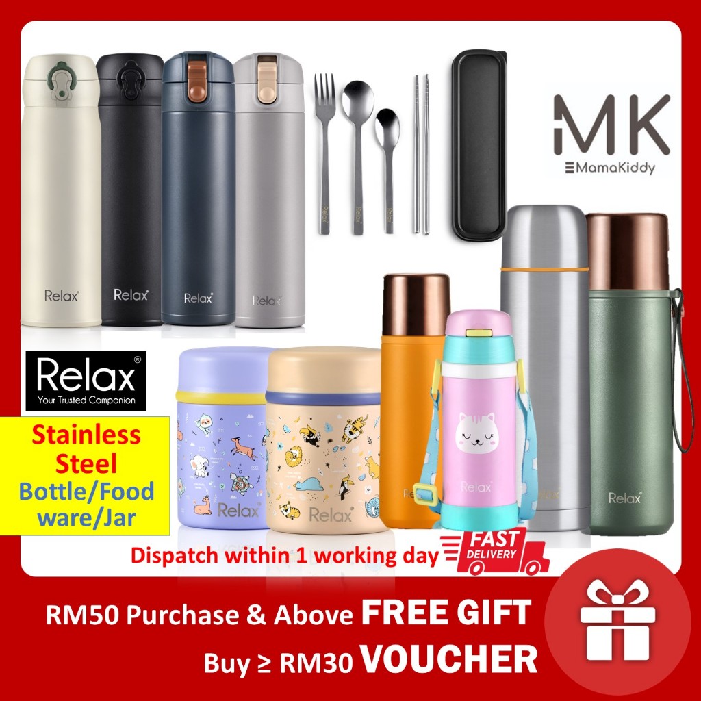 RELAX Stainless Steel Thermal Lunch Box Container Food Jar Varies ...