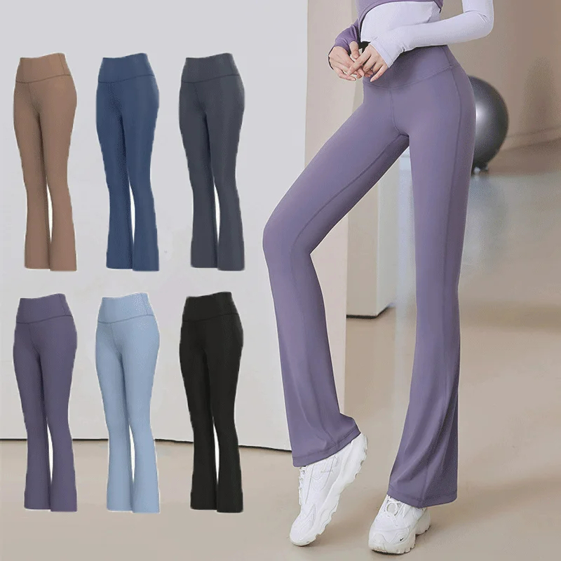 Bootcut Sukan High Haist Pants Trousers Women Plus Size Long Pants ...