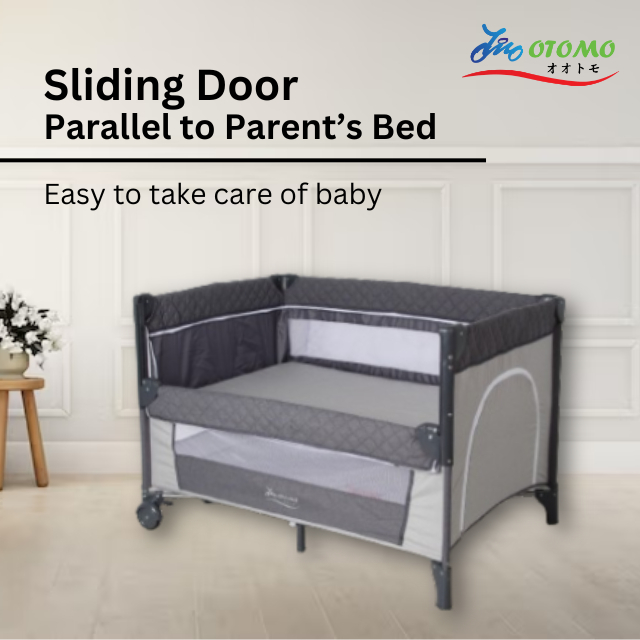 Premium Baby Cot Bed Side Bed Folding Baby Bed Portable Crib Katil Bayi ...