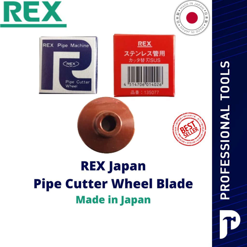 REX PIPE CUTTER WHEEL BLADE for Pipe Threading Machine GI/Stainless ...