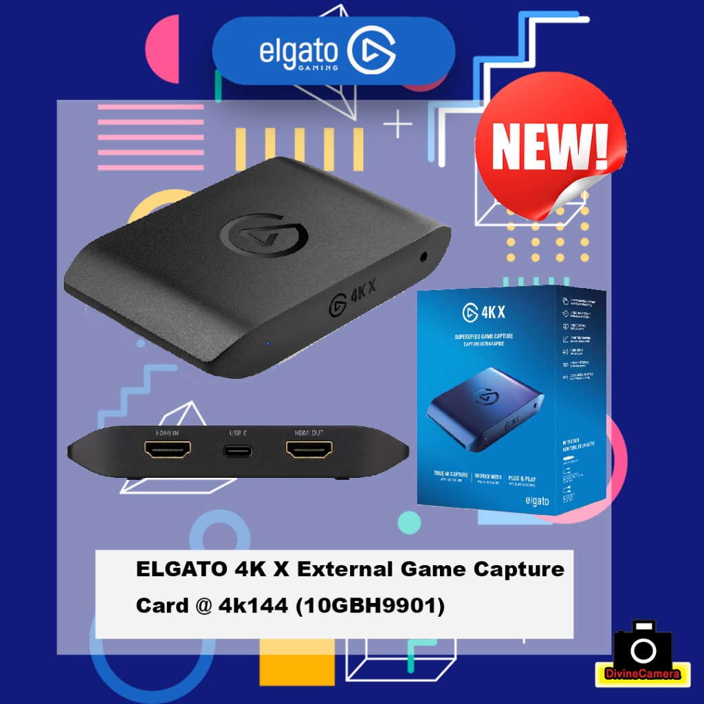 ELGATO 4K X External Game Capture Card @ 4k144 (10GBH9901) | Shopee ...