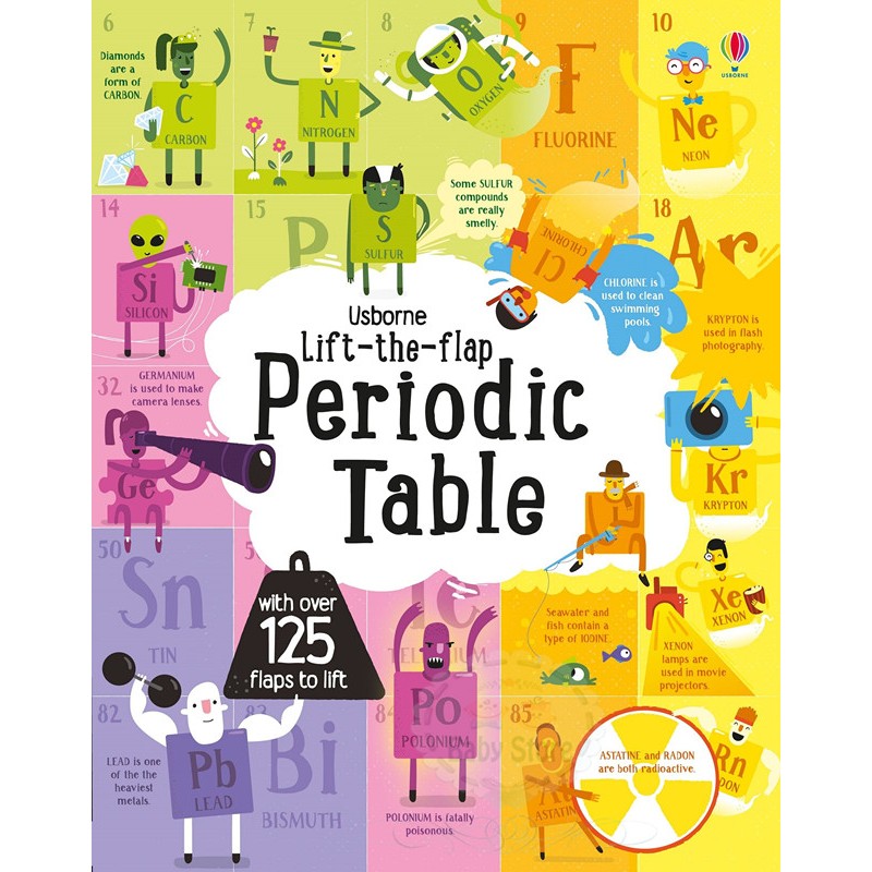 Usborne Lift the Flap Periodic Table | Shopee Singapore