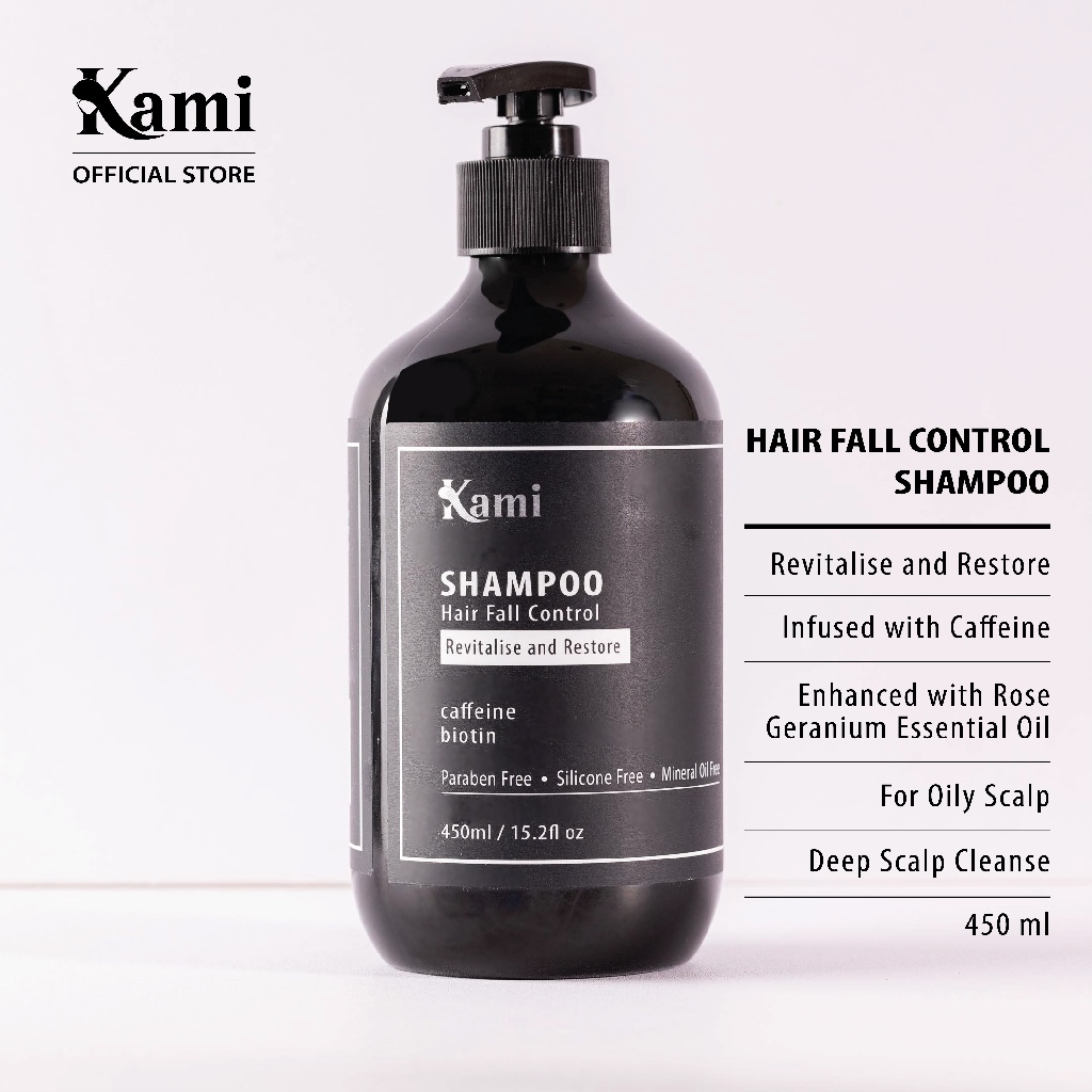 KAMI Hair Fall Control Shampoo (450ml) | Shopee Singapore