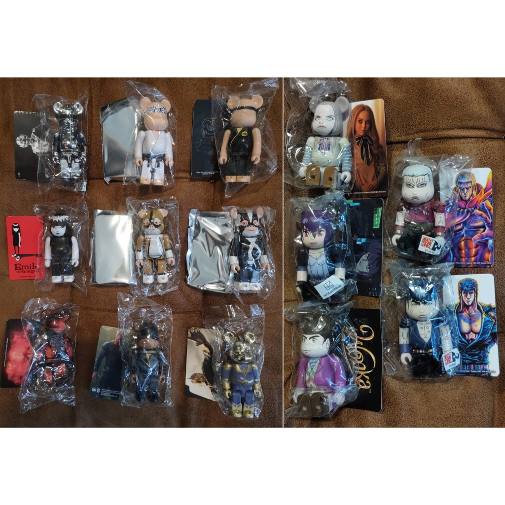 Medicom Bearbrick Series 43 44 45 47 Be@rbrick Movie | Shopee Singapore