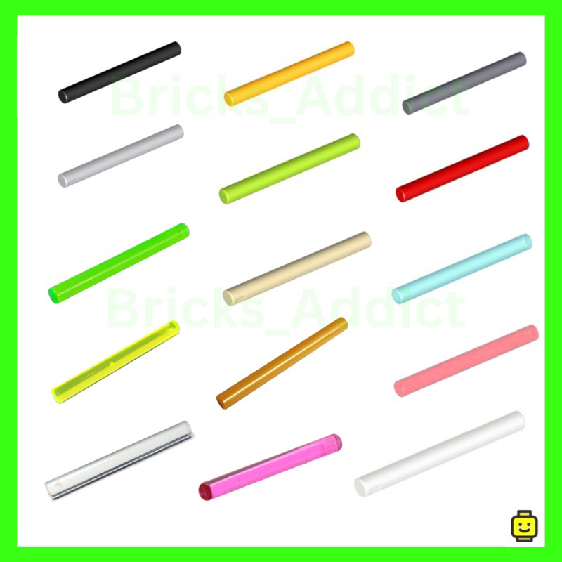 LEGO PARTS 30374 Bar 4L (Lightsaber Blade / Wand) Assorted Colours 578 ...