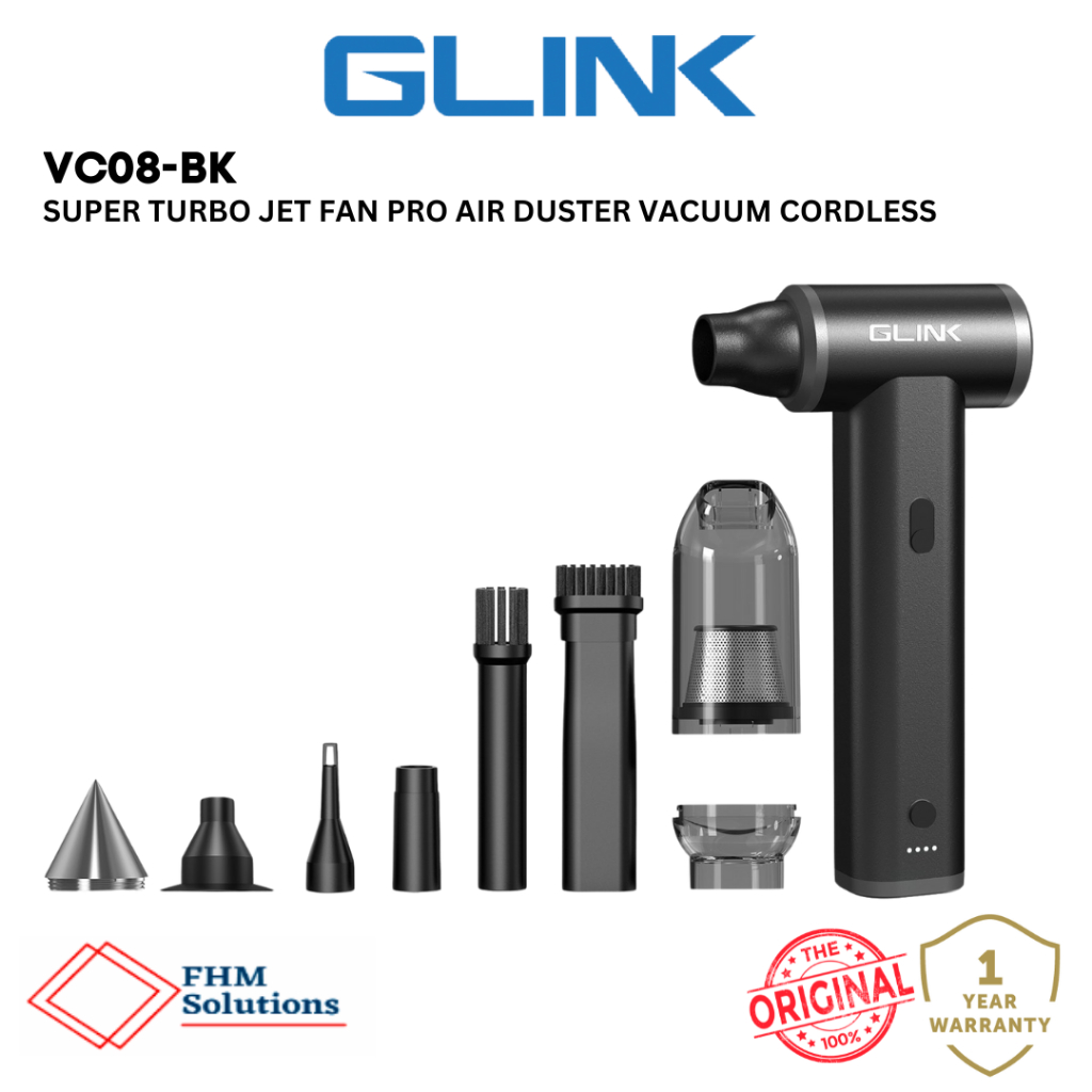 GLINK Super Turbo Jet Fan Pro 125000RPM Air Duster Vaccum /Inflating ...