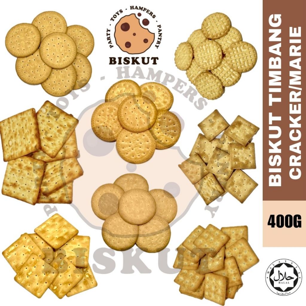 BISKUT TIMBANG 400G/HUP SENG RING RING BISCUITS/VAGETABLE BISCUITS ...