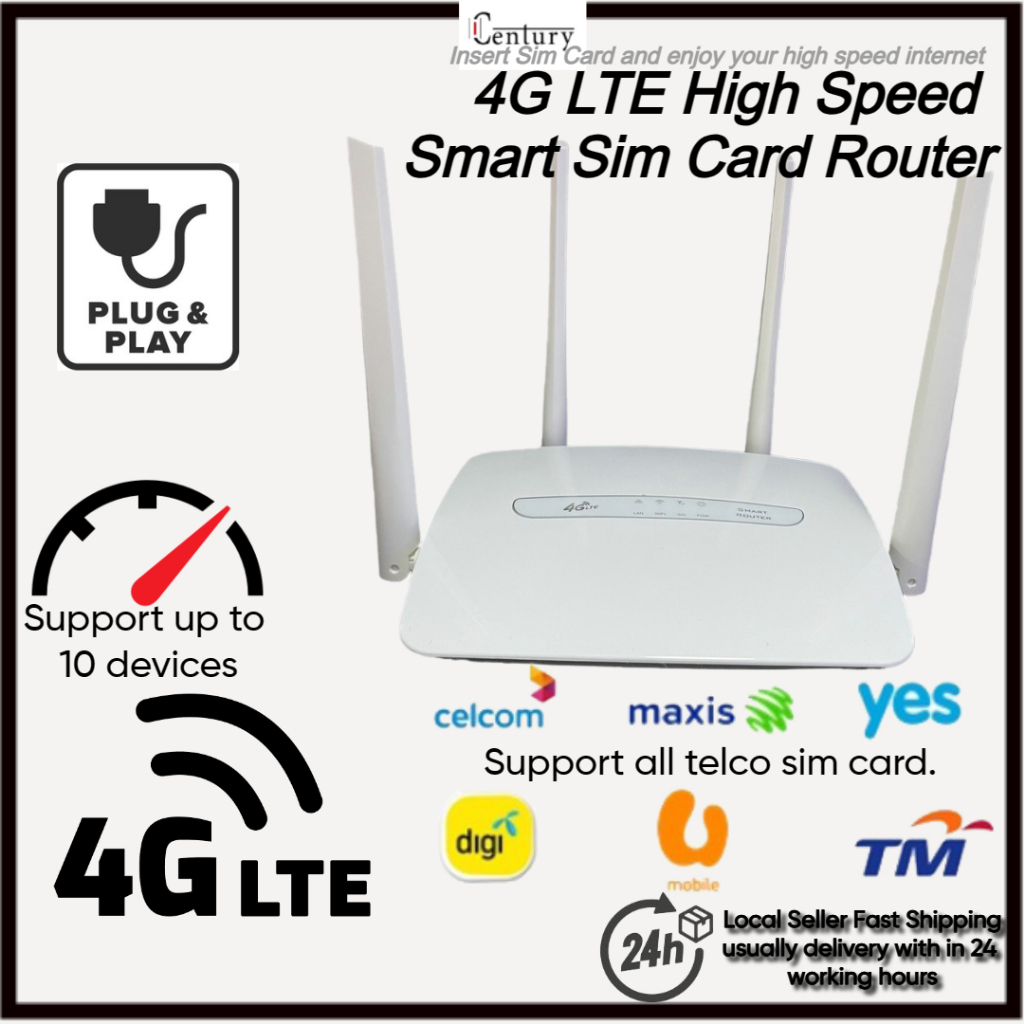 Modem 4G LTE Internet Data Wifi Router Modem Sim Card Home Router Modem ...
