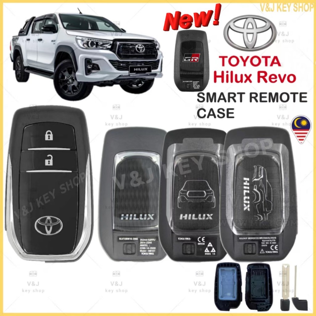 New Arrival Toyota Hilux Innova Fortuner Smartkey Remote Key Case ...