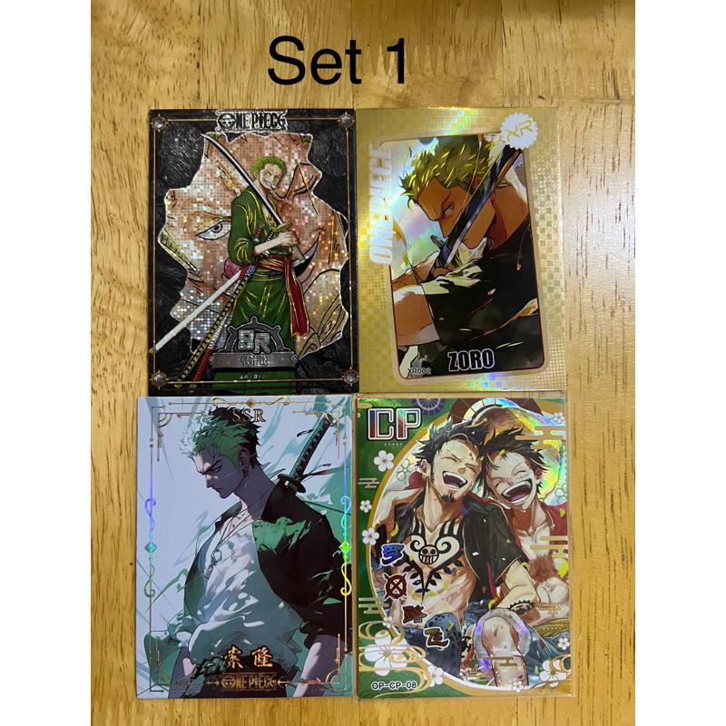 One Piece One Piece One Piece One Piece CCG Zoro Ronoa Zoro Flash Card ...