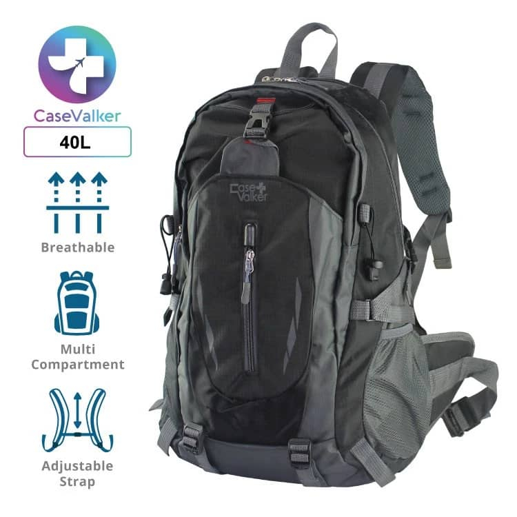 Case Valker Outdoor Nylon Backpack Hiking Bag (40L) | Shopee Singapore