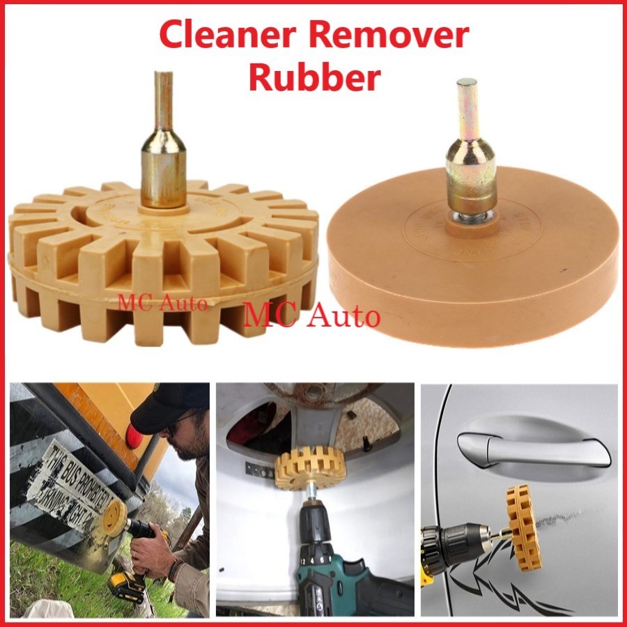 4" 100mm Rubber Eraser Wheel For Remove Car Glue Adhesive Decals ...