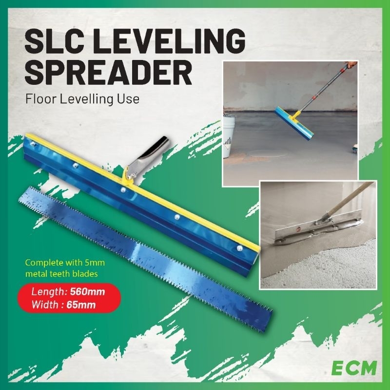 ! SLC FLOOR LEVELING FLOOR SPREADER FLOOR RAKE FOR EPOXY & CEMENT SELF ...
