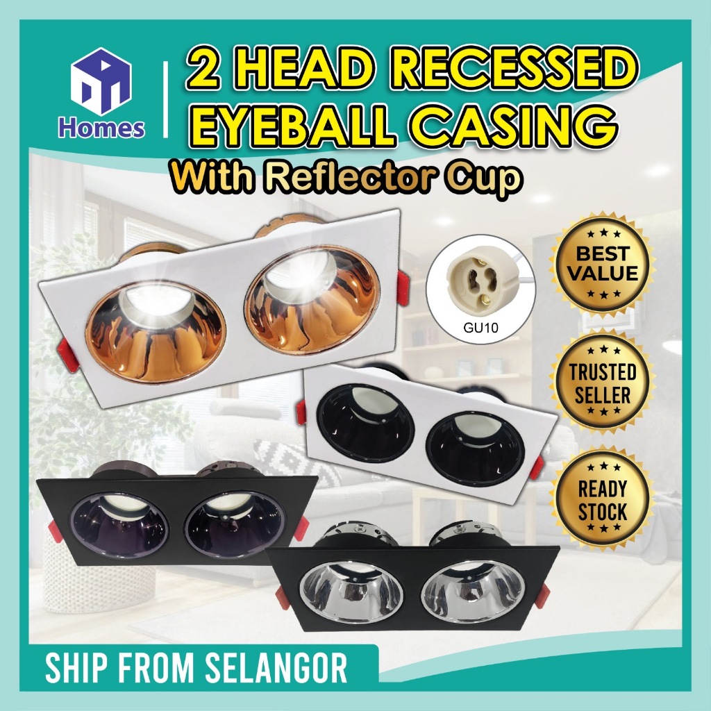 Recessed Anti-Glare Spotlight Anti Glare Downlight Eyeball Black Chrome ...