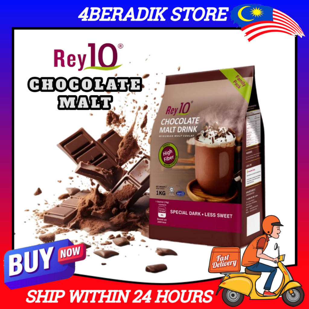 Rey10 Chocolate Malt Drink 1KG Anglomac Rebranded/ Dark Chocolate Drink ...