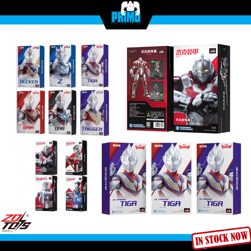 ZD Toys Ultraman TARO Agul Zero Geed Jack Seven Tiga Decker Seven ...