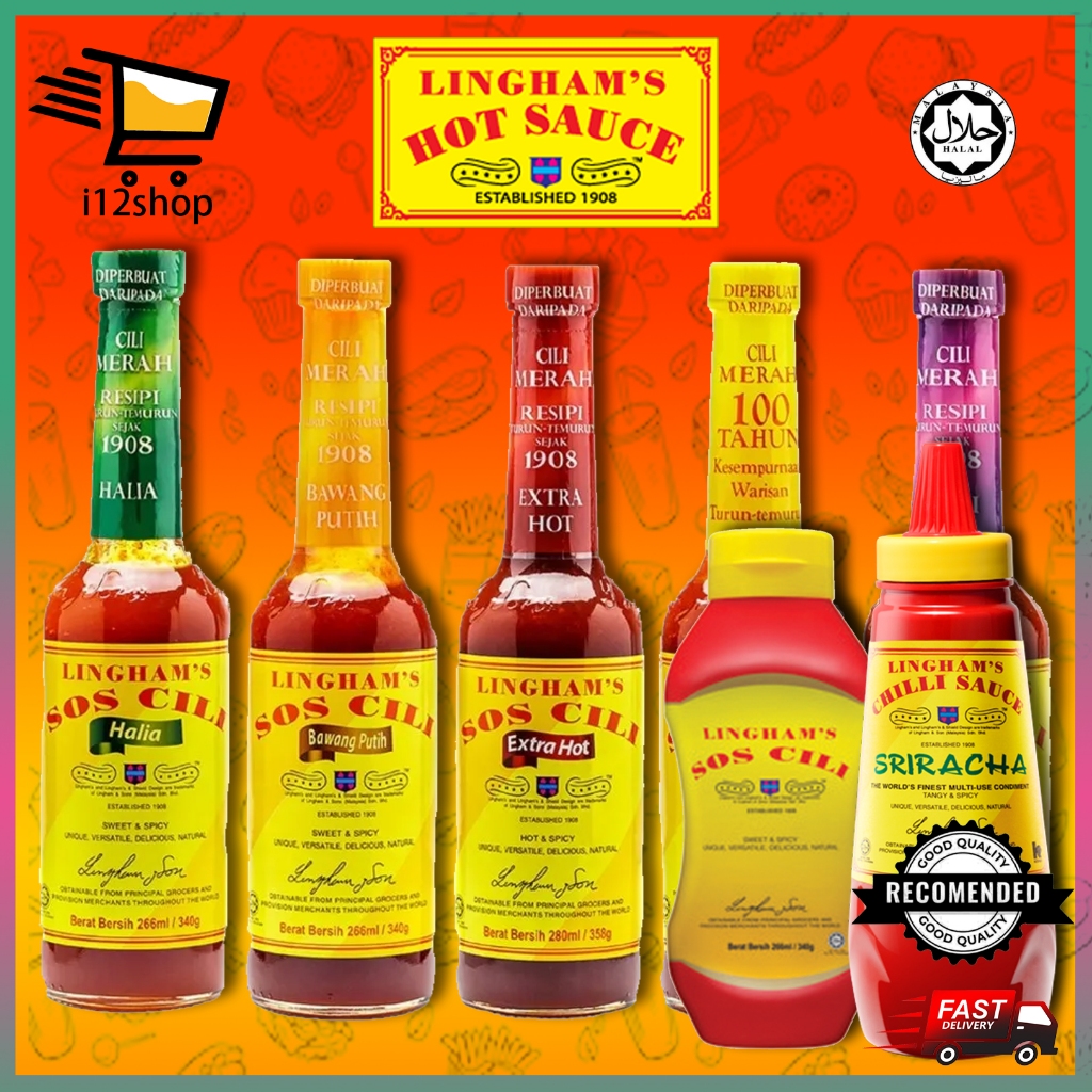 HALAL Lingham's Sos Cili Sweet and Spicy Cili Sos Merah EXTRA HOT 甜辣椒酱 ...
