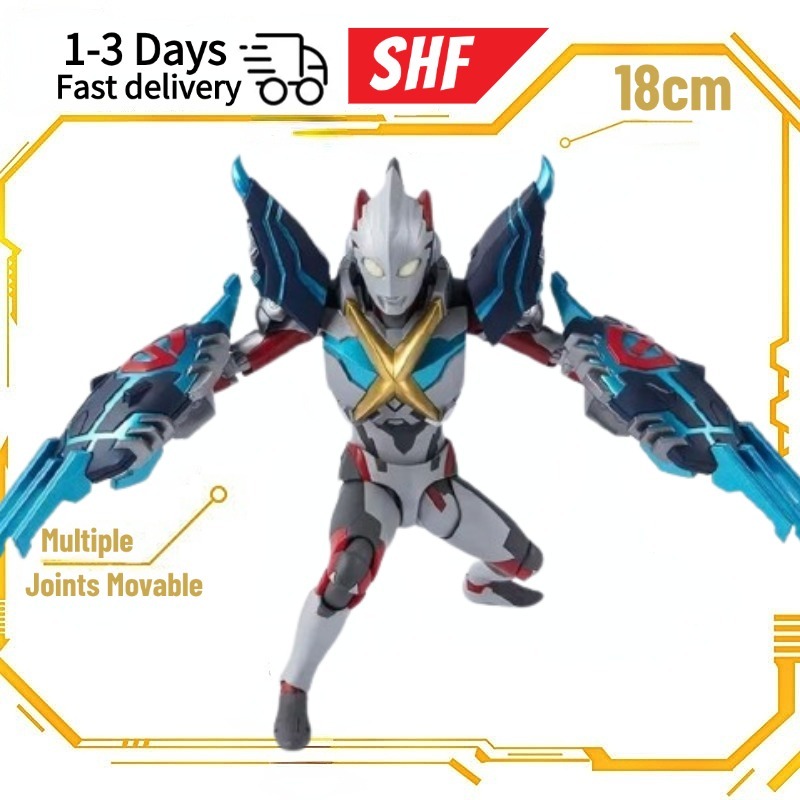 New 17CM SHF Ultraman X Ultraman Figure X Gomora Armor 17 Joints ...