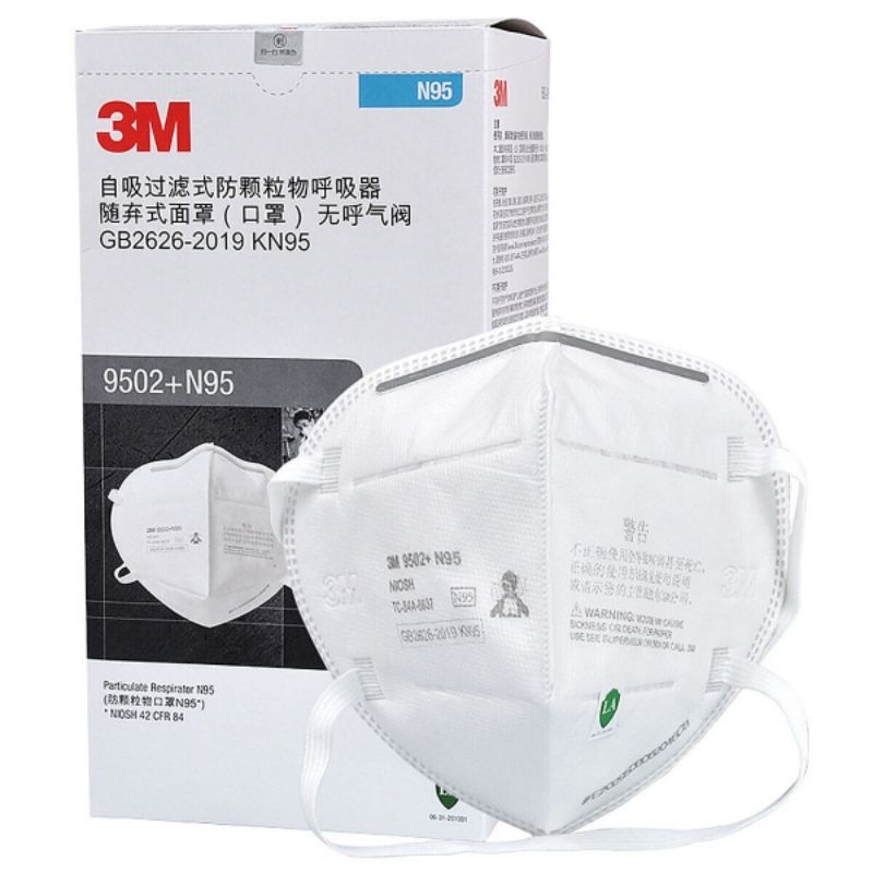 3M 9502+ Masker N95 Particulate Respirator - 1 Box (50 masker) | Shopee ...