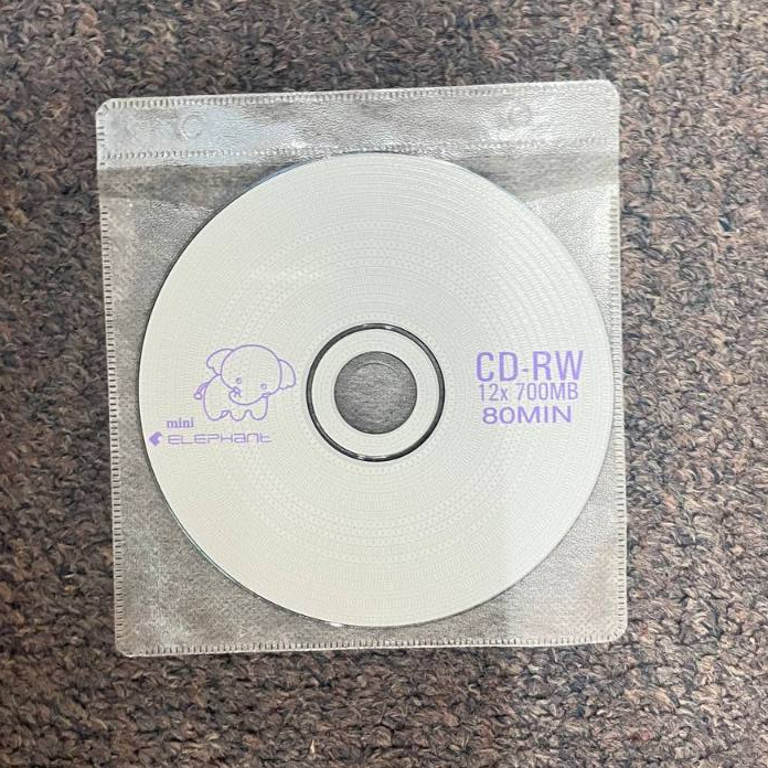 ELEPHAN CDR-W (CD Re-Writable) DISC 80MIN 12X 700MB FOR Audio/VIDEO AND ...