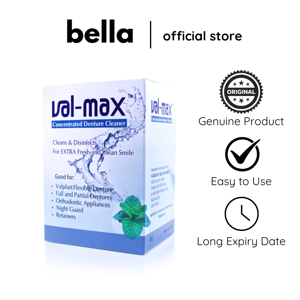 Valmax | Val-max (Denture Cleaner/Retainer Cleaner) *OFFICIAL STORE ...
