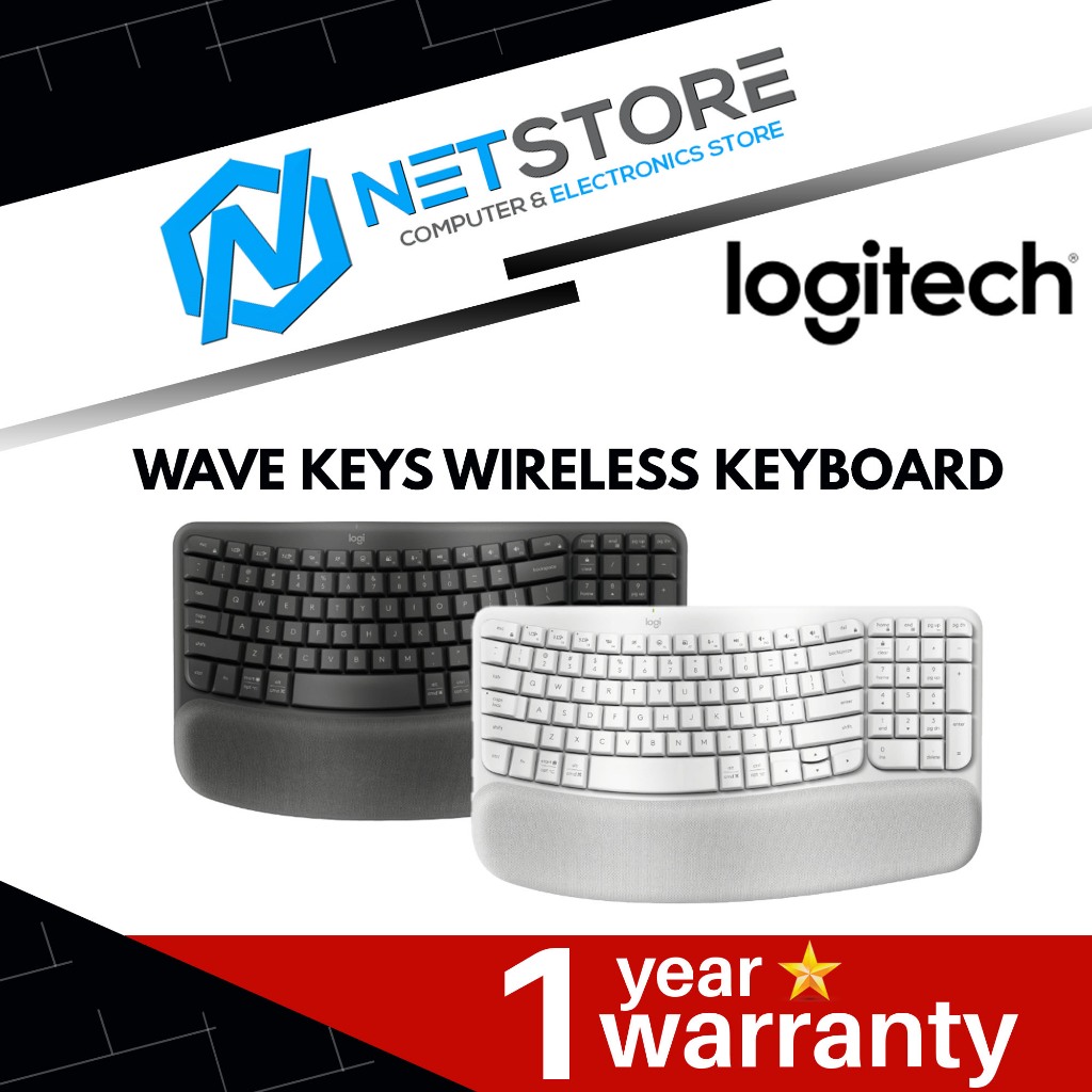 LOGITECH WAVE KEYS WIRELESS KEYBOARD | Shopee Singapore