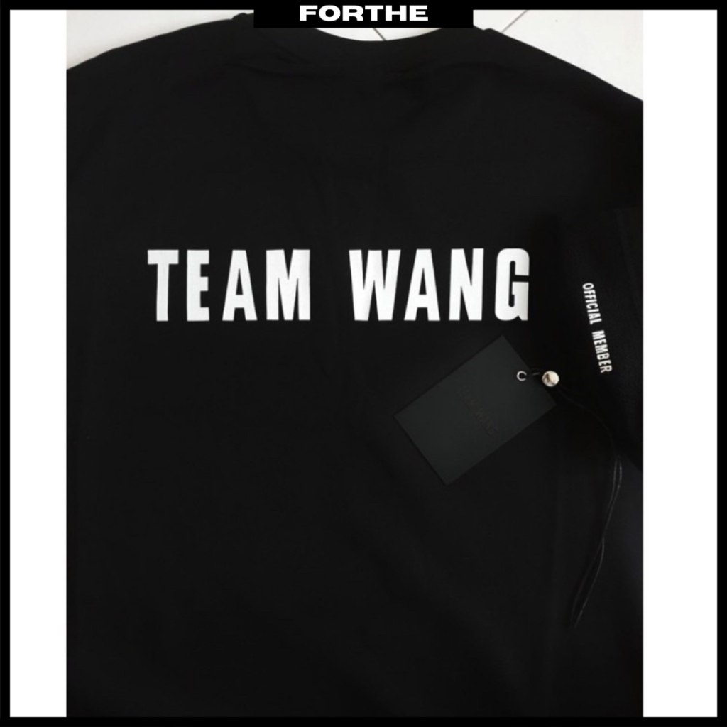 TEAM WANG Print Oversized Tshirt Jackson Wang 280G 100% Heavy Cotton ...