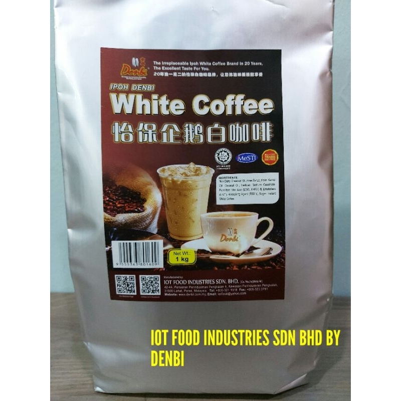 DENBI 3IN1 IPOH WHITE COFFEE (1KG PACK) | Shopee Singapore