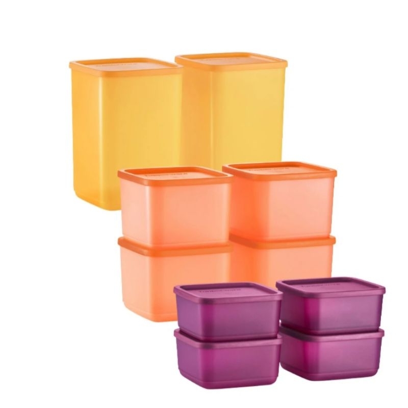 Tupperware So Fresh Square Essential Set (10pcs) | Shopee Singapore