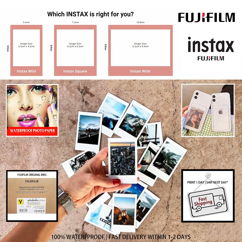Fuji Instax Mini | Lomo Photo Print | 2R | Cetak Foto | Photo Printing ...