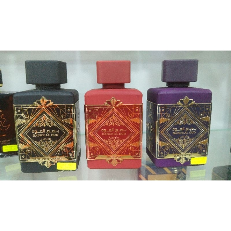 Badee Al Oud 100ml By Lattafa.(Sublime,Amehyst And Oud For Glory ...