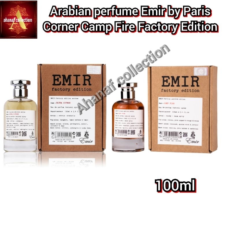 Arabian perfume Emir by Paris Corner Camp Fire Factory Edition 100ml ...