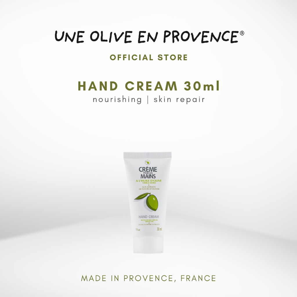Une Olive Hand Cream with Extra Virgin Olive Oil & Olive Squalane ...