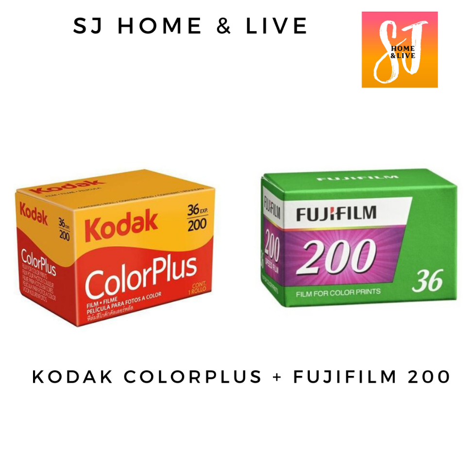 Kodak ColorPlus 200 + Fujicolor 200 (35mm Roll Film, 36 Exposures ...