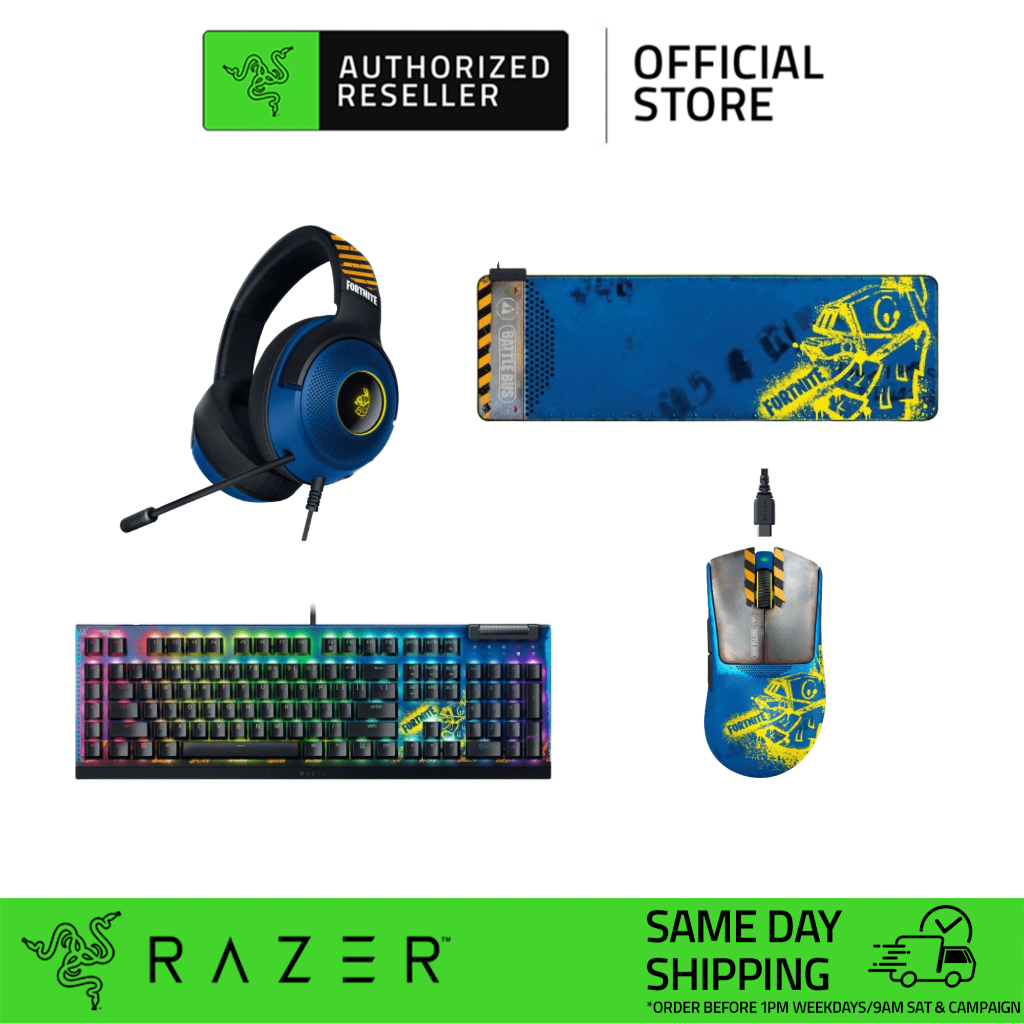 Razer Fortnite Edition Deathadder V3 Pro | Goliathus Extended Chroma ...