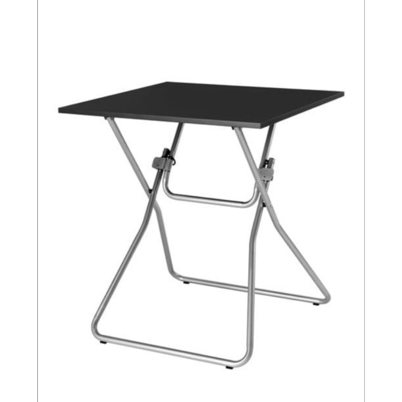 IKEA GUNDE Folding table, black, 67x67 cm | Shopee Singapore