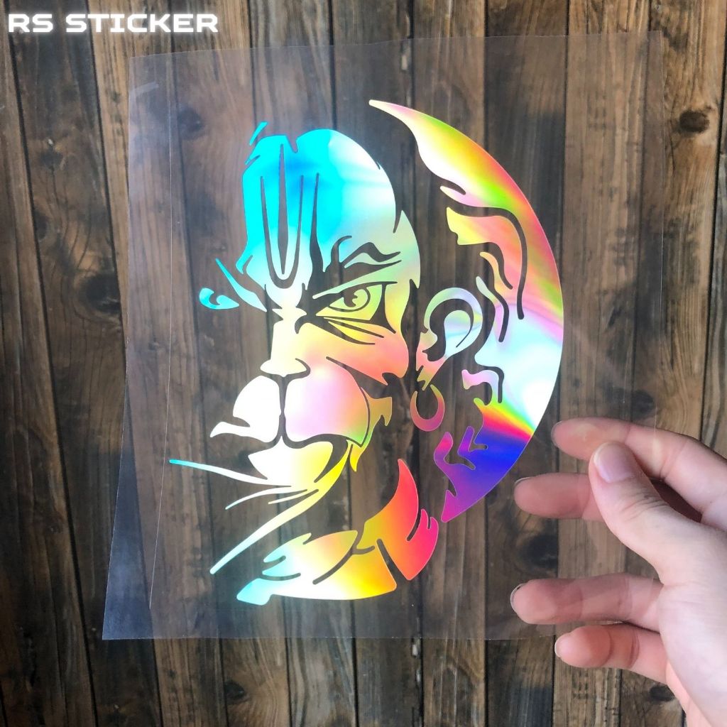 Hanuman Sticker, Sri Anjaneya, Vayuputra sticker, Car sticker /RS 9132 ...