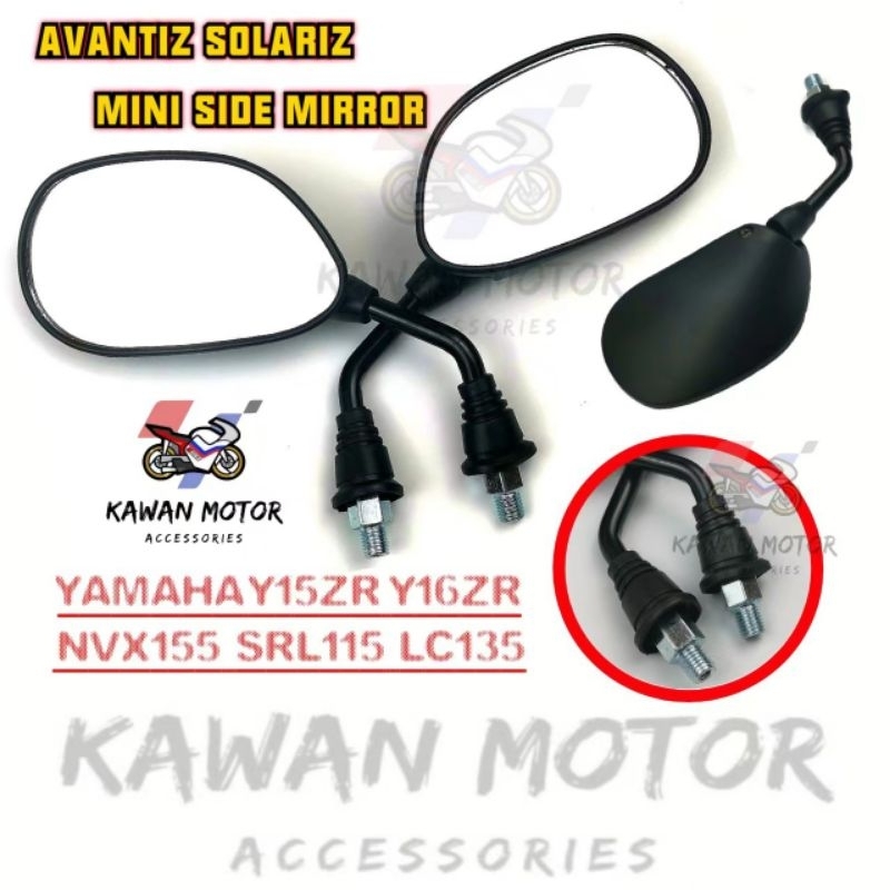 YAMAHA MINI SIDE MIRROR Y16ZR Y15ZR LC135 NVX155 AVANTIZ SOLARIZ ...