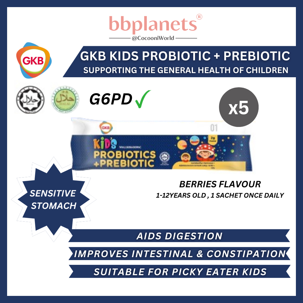 GKB Kids Probiotic + Prebiotic for Little Picky Eater (2g x 5's) | 益生菌 ...