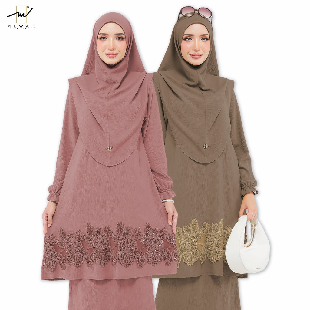 Mewah Exclusive Baju kurung Moden Riau Zara - Clothing Set kurung ...