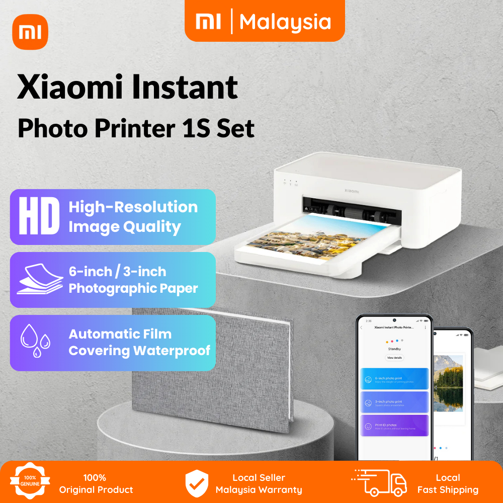 Xiaomi Miajia Mi Photo Printer 1S Set Machine Smart App WIFI Bluetooth ...