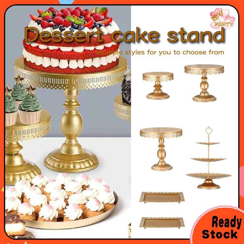 Metal iron cake stand round base dessert stand display stand dessert ...