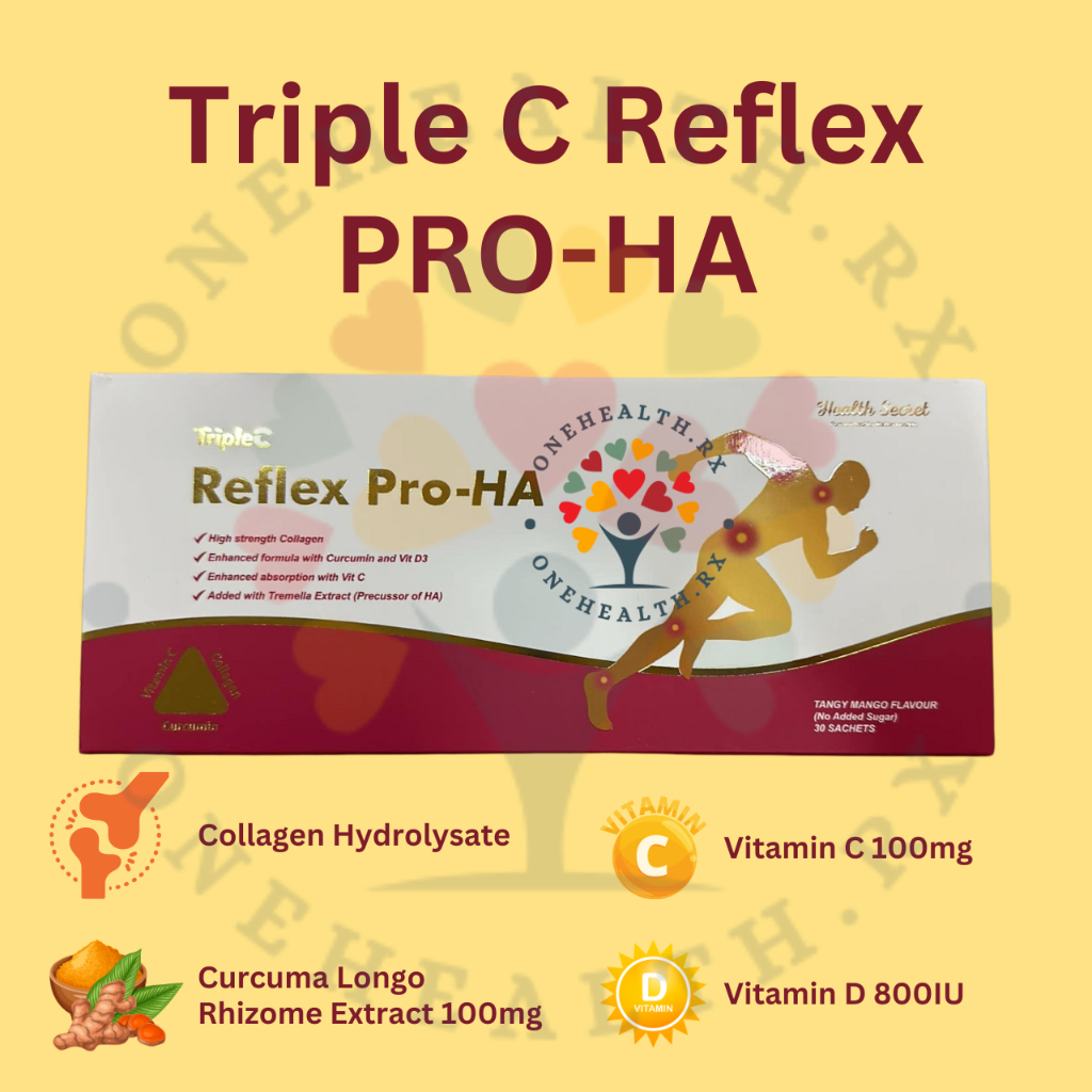 HEALTH SECRET Reflex Pro HA | With Collagen, Curcumin, Vitamin C & D ...