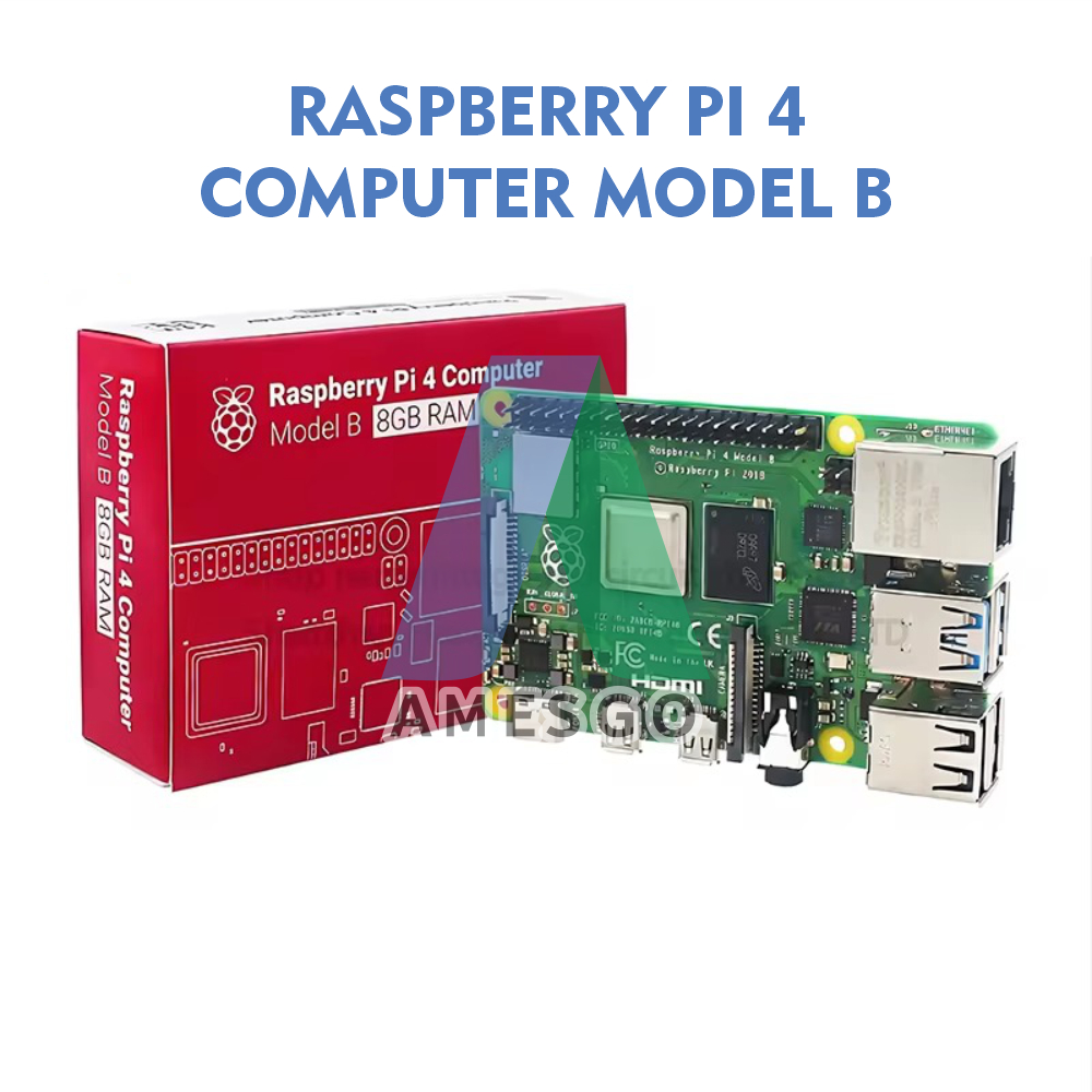 Amesgo Raspberry Pi 4 Computer Model B 4GB RAM and Casing | Shopee Singapore